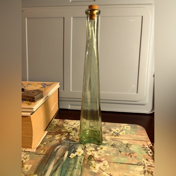 Art | Vintage Lutex Green Bottle With Cork | Poshmark